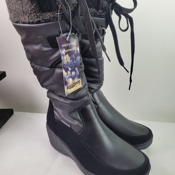 Aquatherm | Shoes | Aquatherm Womens Santana Canada Black Wren ...